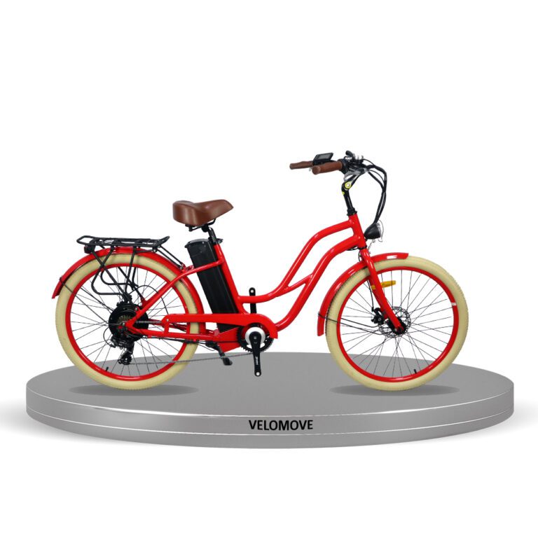 26 inch Women’s Beach Cruiser eBike - Velomove