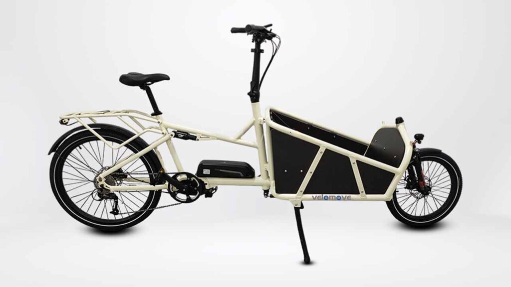 EcoHauler Electric Long John Cargo Bike | Front Loading | 36V 250W Bafang Mid-Drive Motor | Full ...